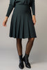 Delta Skirt in Black (Wide Pleat)